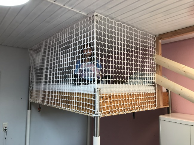 Sicherheitsnetz für Treppen/Treppenhäuser per m² | Schutznetze24